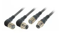 XS3W-M32C-3C2-A - XS3 3 pin M8 Double-ended Cordsets