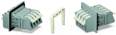 828-334 - Through-panel terminal block; with lever actuation; 4-pole ...